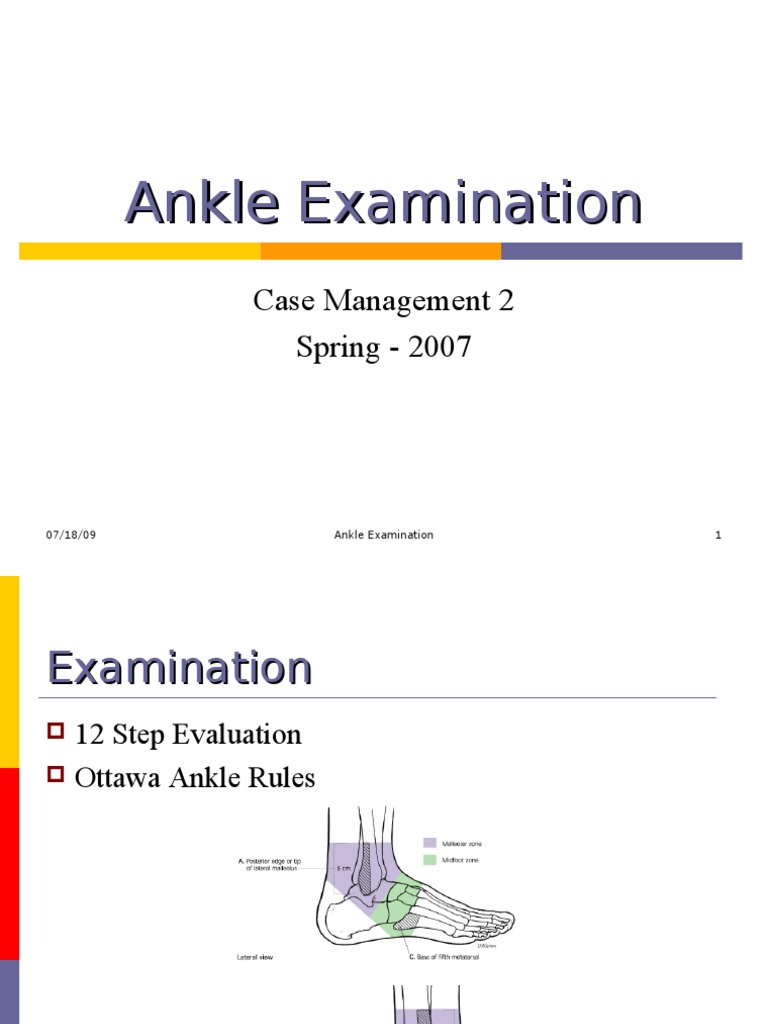 Ankle Examination | PDF | Ankle | Foot