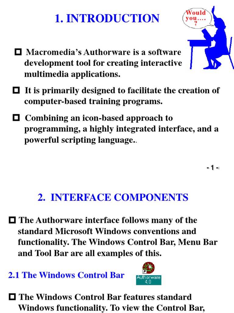 Authorware | PDF | Icon (Computing) | Graphical User Interfaces