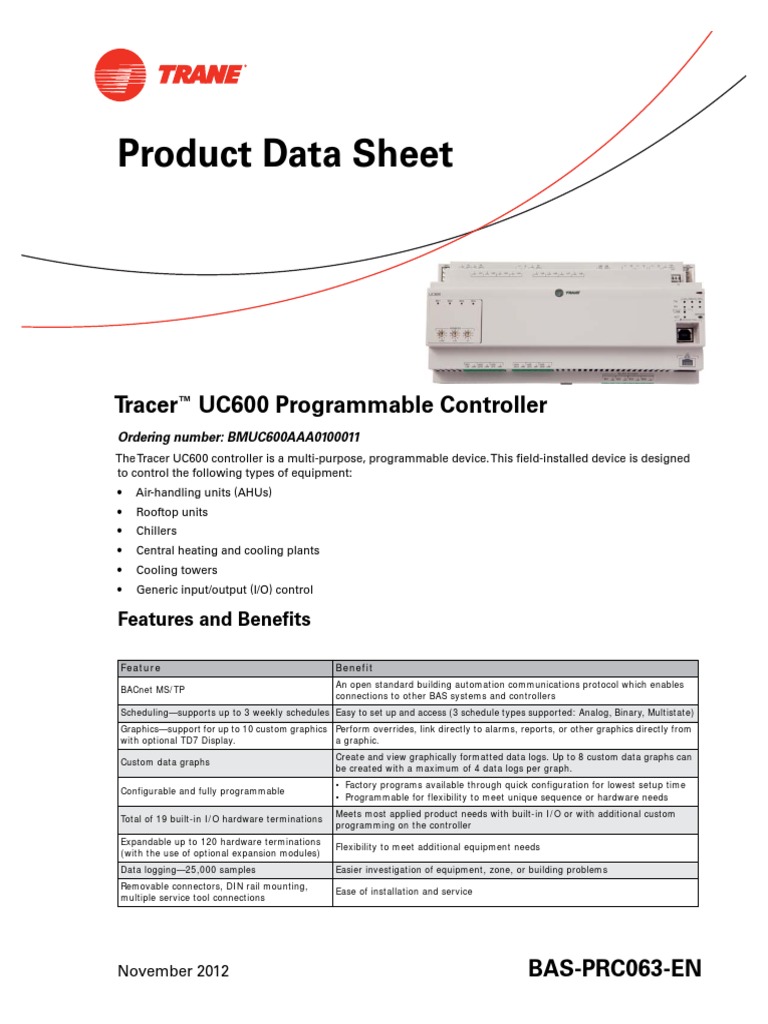 Catalogue - UC600 | PDF | Building Automation | Computer Engineering