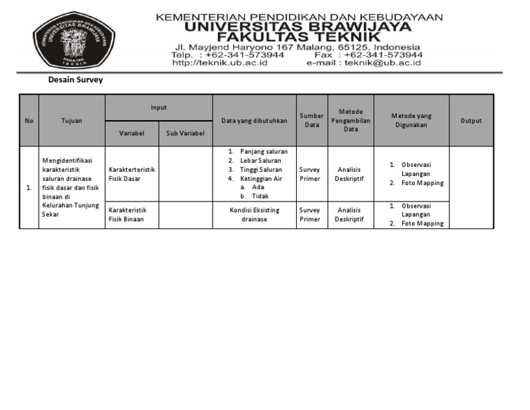 Desain Survey | PDF