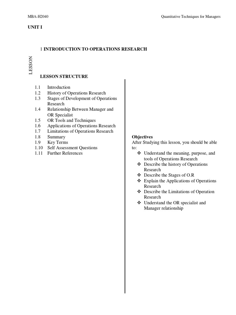 Operations Research Pdf Linear Programming Operations Research