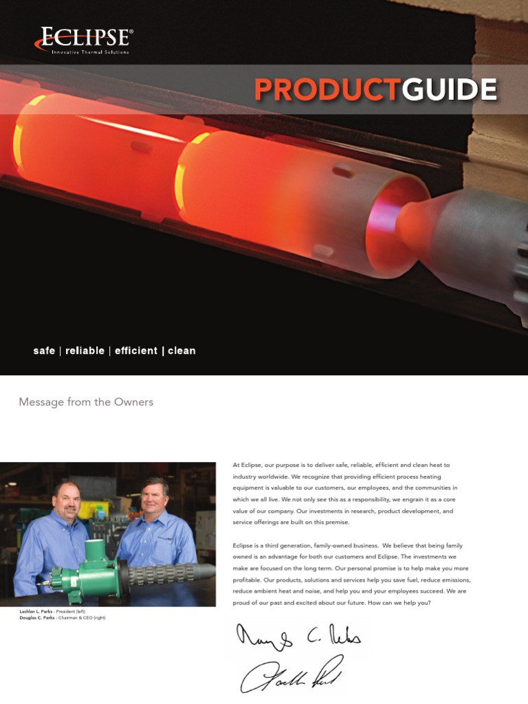 Eclipse Product Guide | PDF | Furnace | Propane