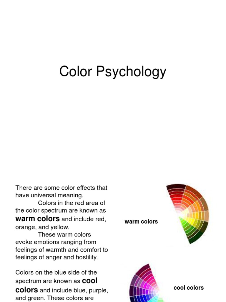Color Psychology | PDF | Color | Yellow