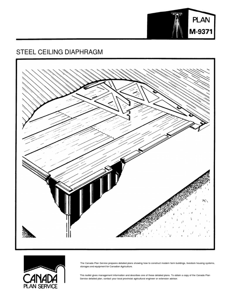 Steel Ceiling Diaphragm | PDF | Framing (Construction) | Wall