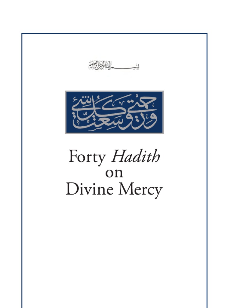 40 Hadith Divine Mercy | PDF | Hadith | Muhammad