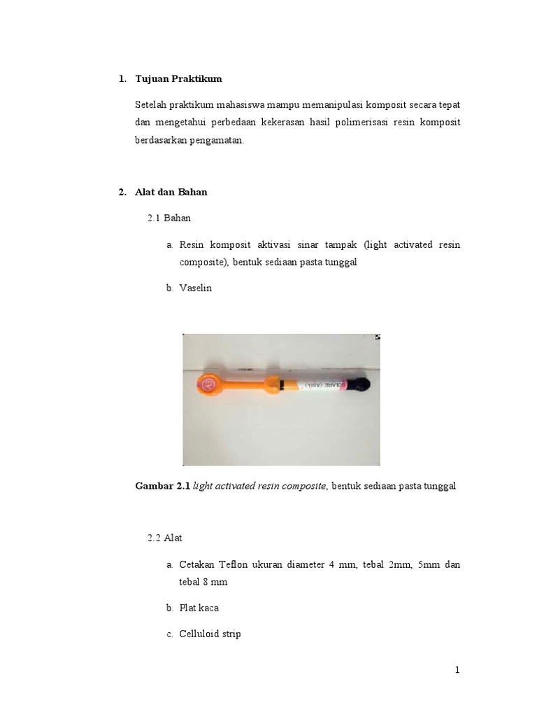 Resin Komposit | PDF