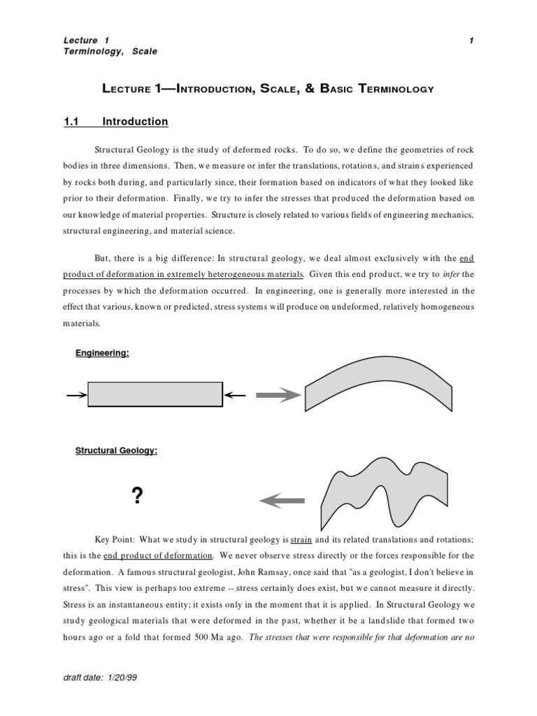 Allmendinger Notes On Structural Geology | PDF | Euclidean Vector ...