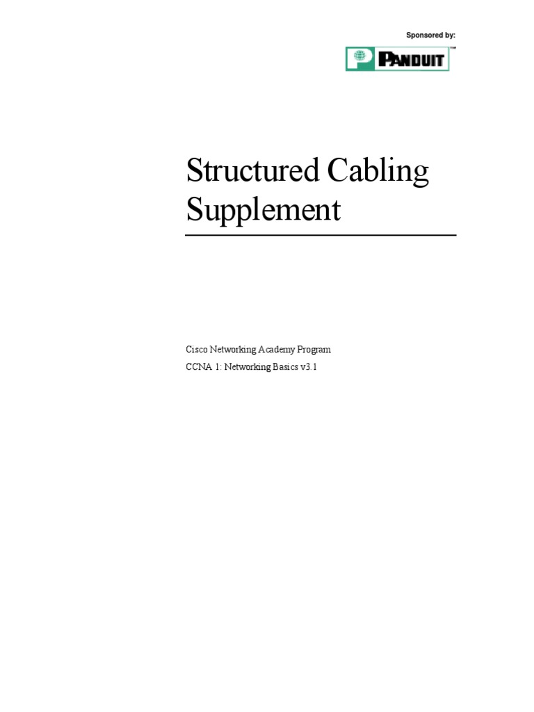 Ccna-1 Networking Basics v3 1 - Case Study (Cisco Systems Cnap Eng) | PDF