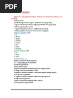 Tabel Moduri - Timpuri - Verb - Clasa Av-A | PDF