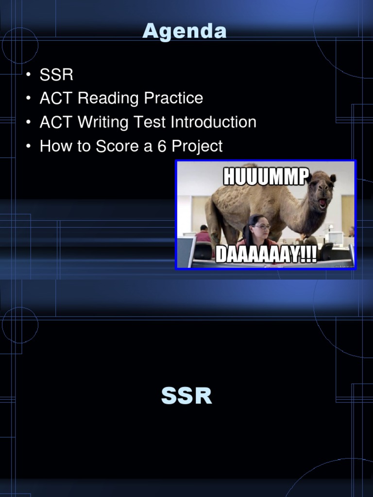 Introduction To The ACT Writing Test | PDF