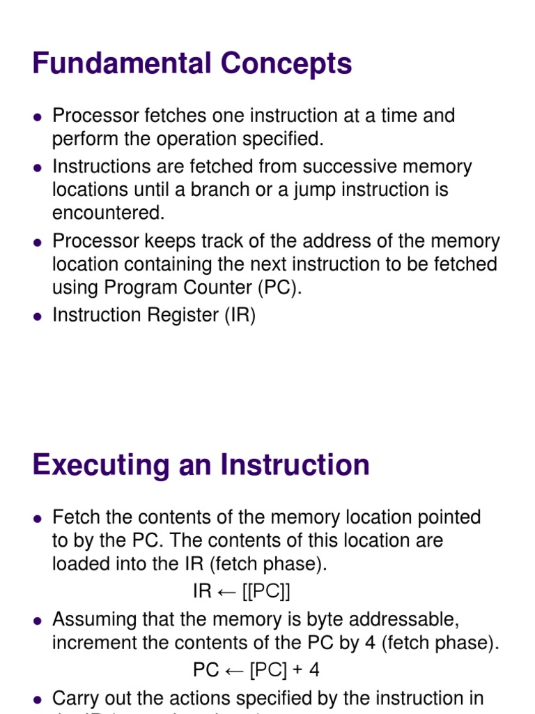 Fundamental Concepts of BPU | PDF | Central Processing Unit ...