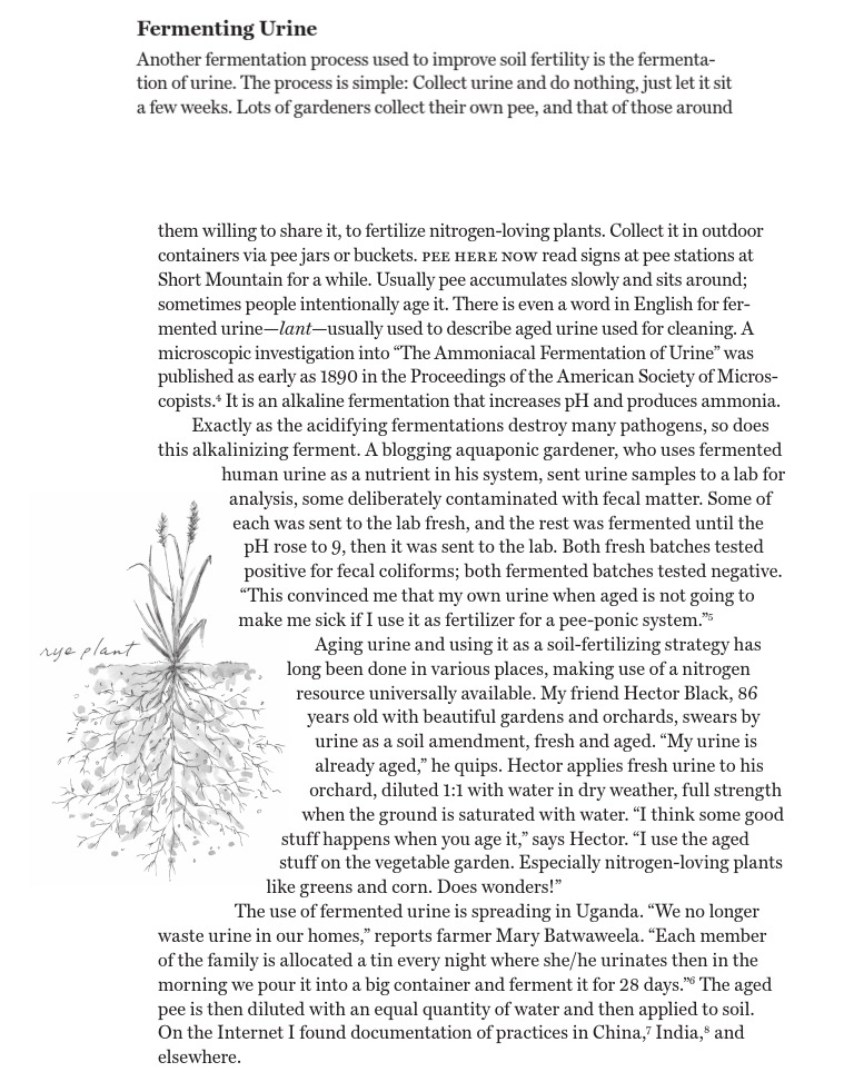 The Art of Fermentation: Fermenting Urine | PDF | Urine | Fermentation ...