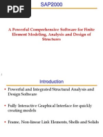 SAP2000 Friction and Nonlinear Analysis | PDF