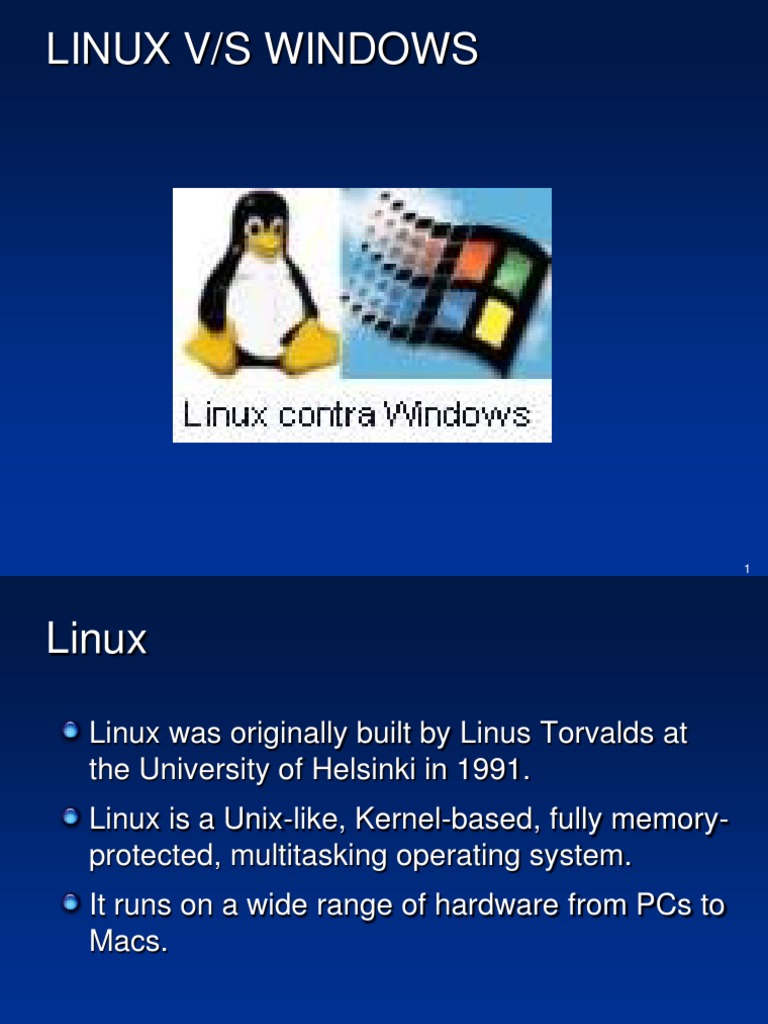 Linux Vs Windows | PDF | Scheduling (Computing) | Thread (Computing)