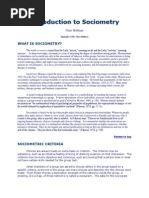 Assignment On Sociometry | PDF | Psychology | Psychological Concepts