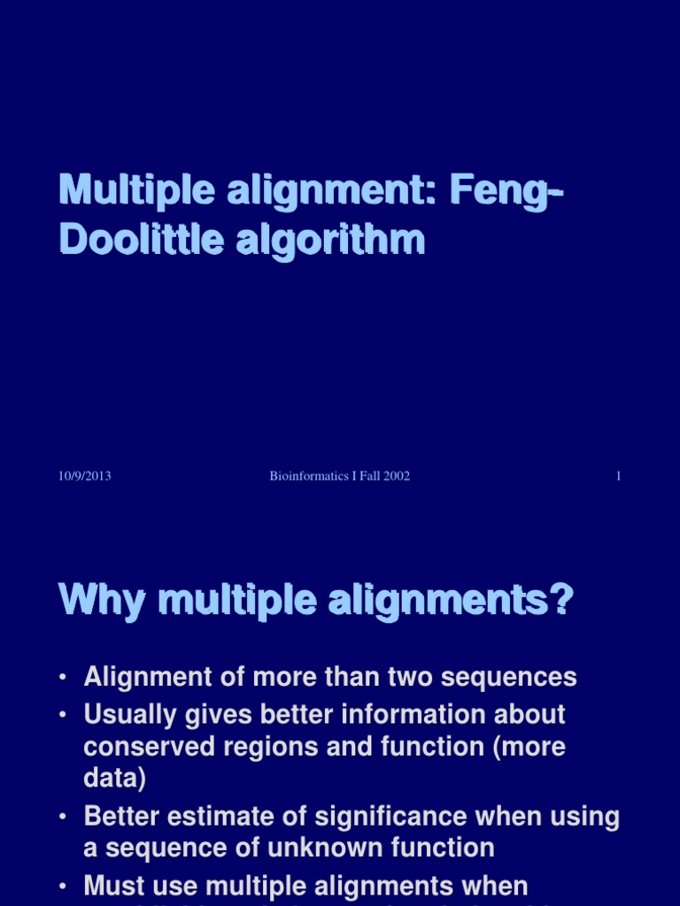 Lecture 101 | PDF | Sequence Alignment | Biological Engineering
