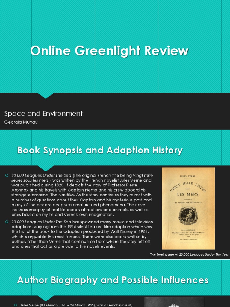 Online Greenlight Review | PDF | Twenty Thousand Leagues Under The Sea ...