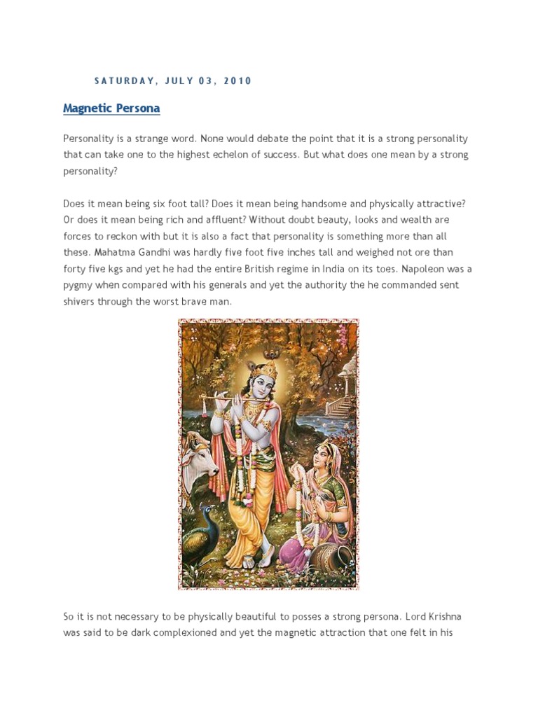 Magnetic Persona | PDF | Mantra | Worship