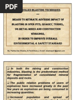 Blasting Design For Underground Excavation | PDF | Drilling | Tunnel