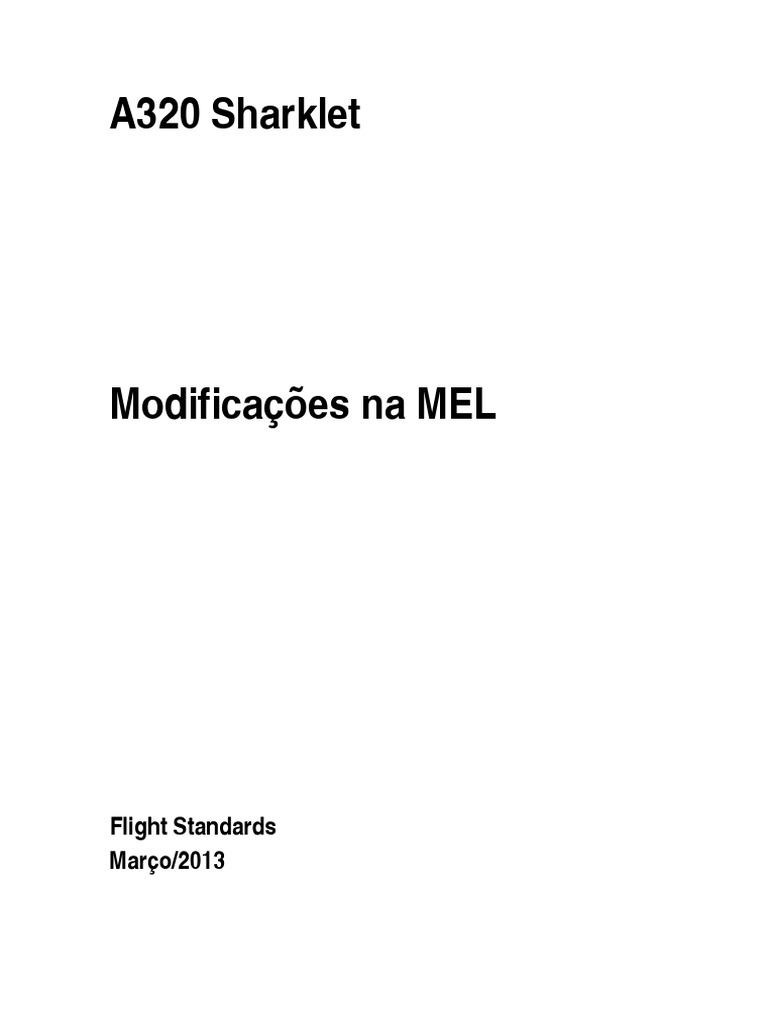 A320 MMEL Modifications Overview | PDF | Vehicles | Aviation