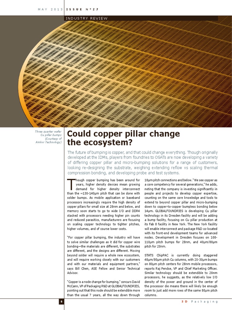 Could Copper Pillar Change The OSAT Ecosystem | PDF | Semiconductor ...