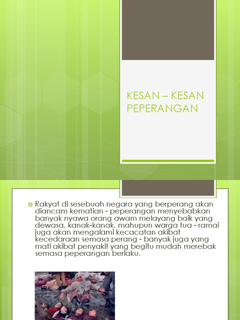 Kesan - Kesan Peperangan | PDF