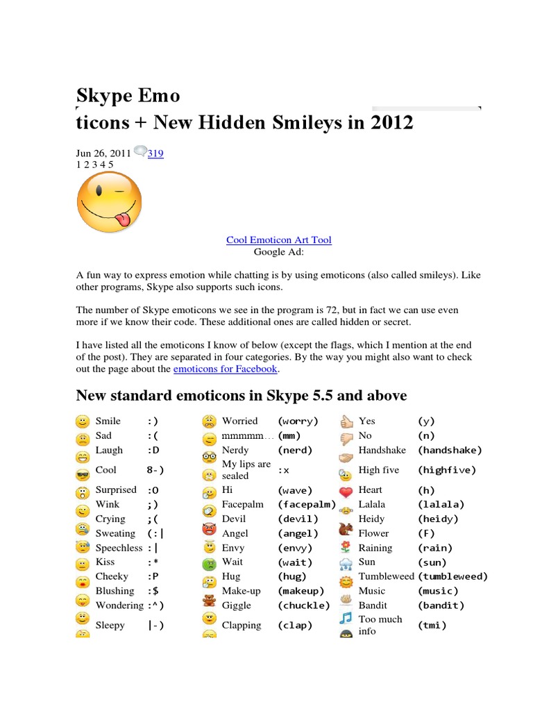 Skype Emoticons Flags