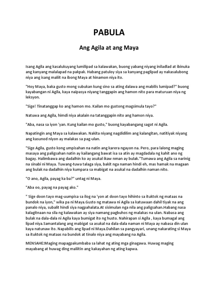 10 Kwentong Pambata Kwento Ng Hayop Mga Kwentong