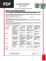 Sample Practice Teaching Portfolio | PDF | Teachers | Lesson Plan