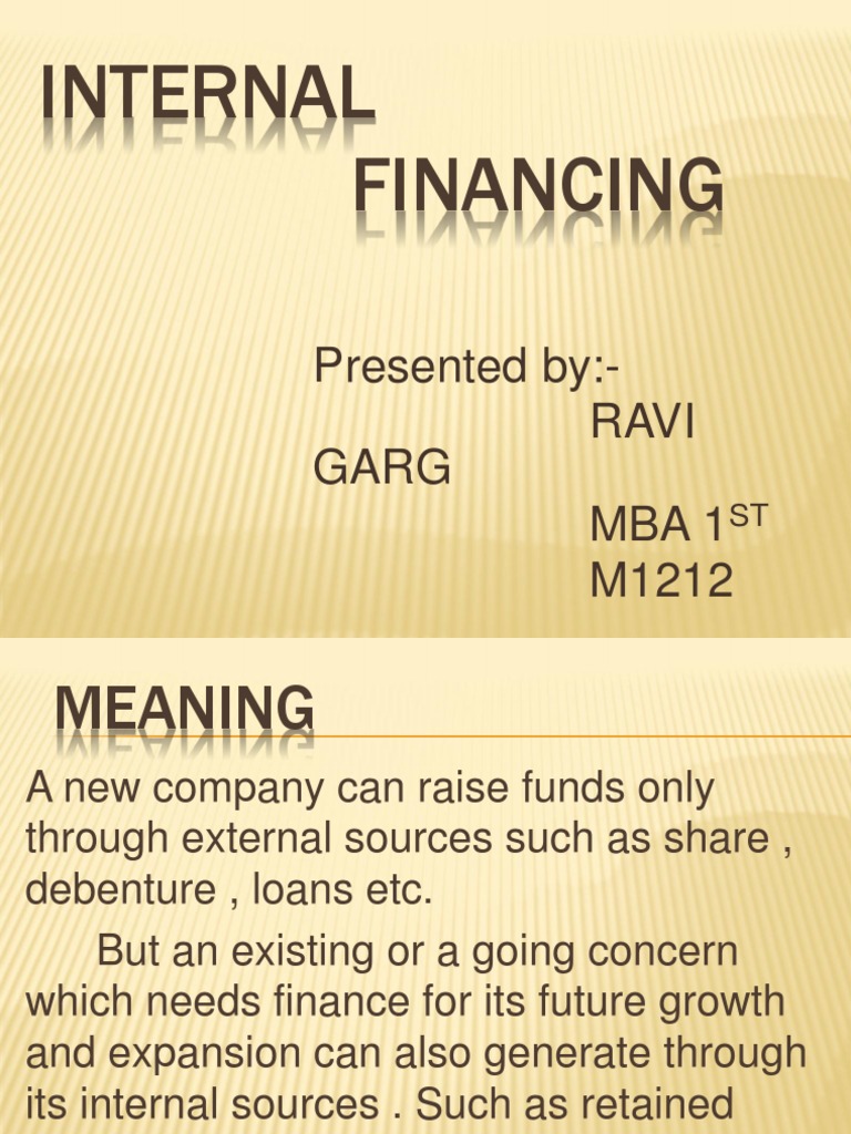Internal financing.ppt