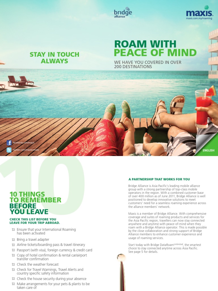 1253 Data Roaming Kit English | PDF | Roaming | Short Message Service