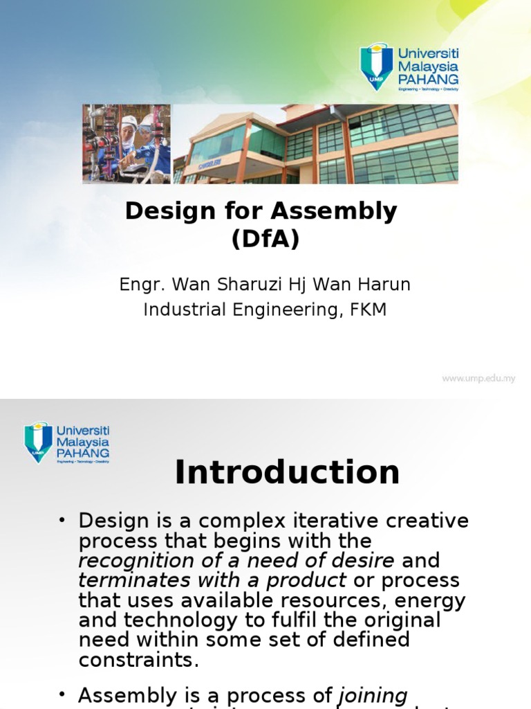 3_DfA | Design | Computer Aided Design