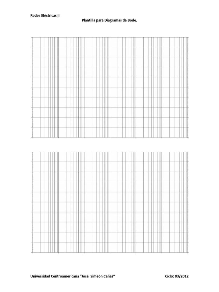 Plantilla para Diagramas de Bode 6decadas | PDF