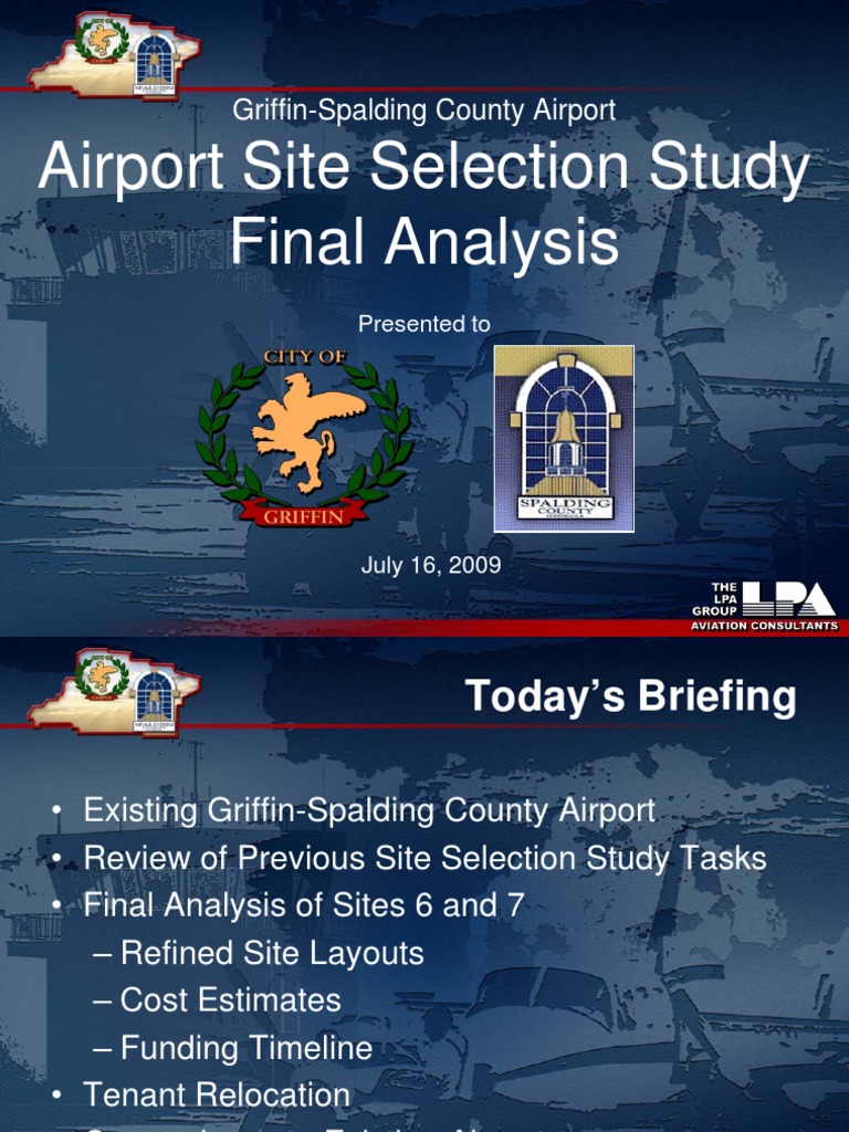 Airport Site Selection Study Final Analysis | PDF | Airport | Leasehold ...