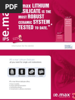 E.max Prep Guide | PDF | Dentistry | Dentistry Branches