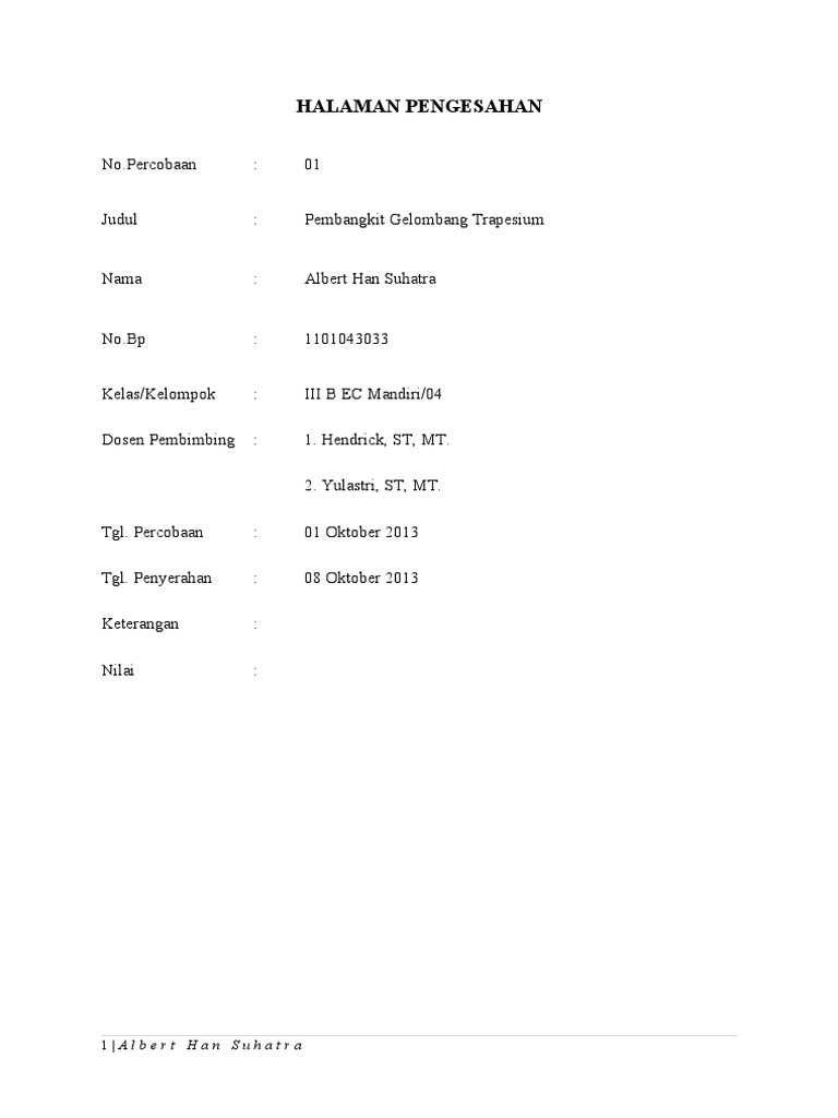 Elka 1 | PDF | Sains & Matematika