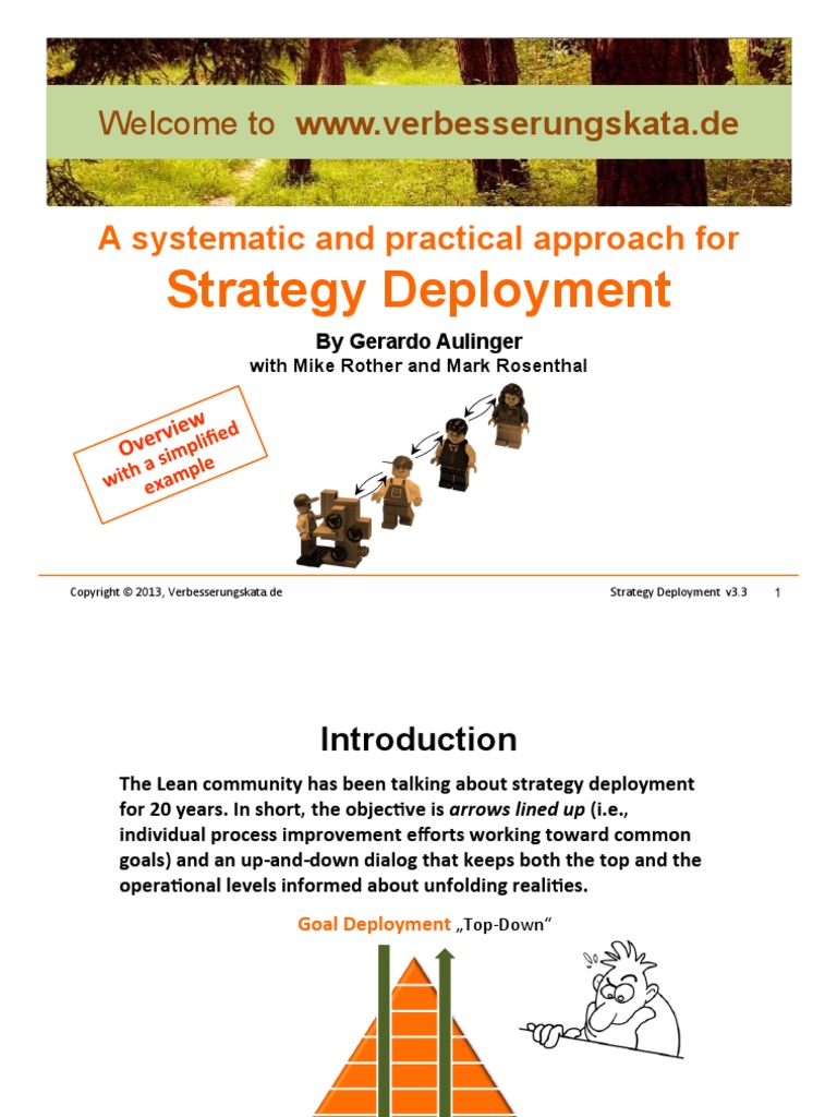 Strategy Deployment and Kata | PDF | Transmission (Mechanics) | Business