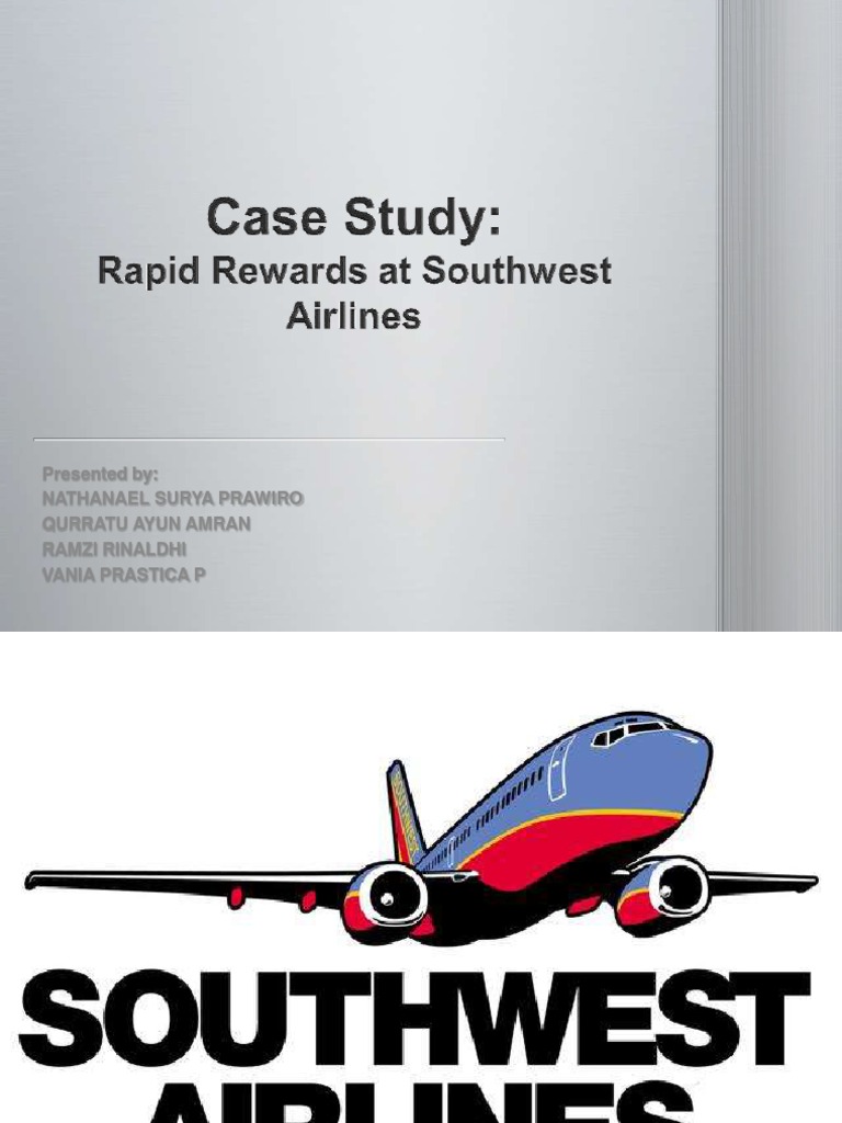 1. Southwest Study Case Presentation | Southwest Airlines | Airlines