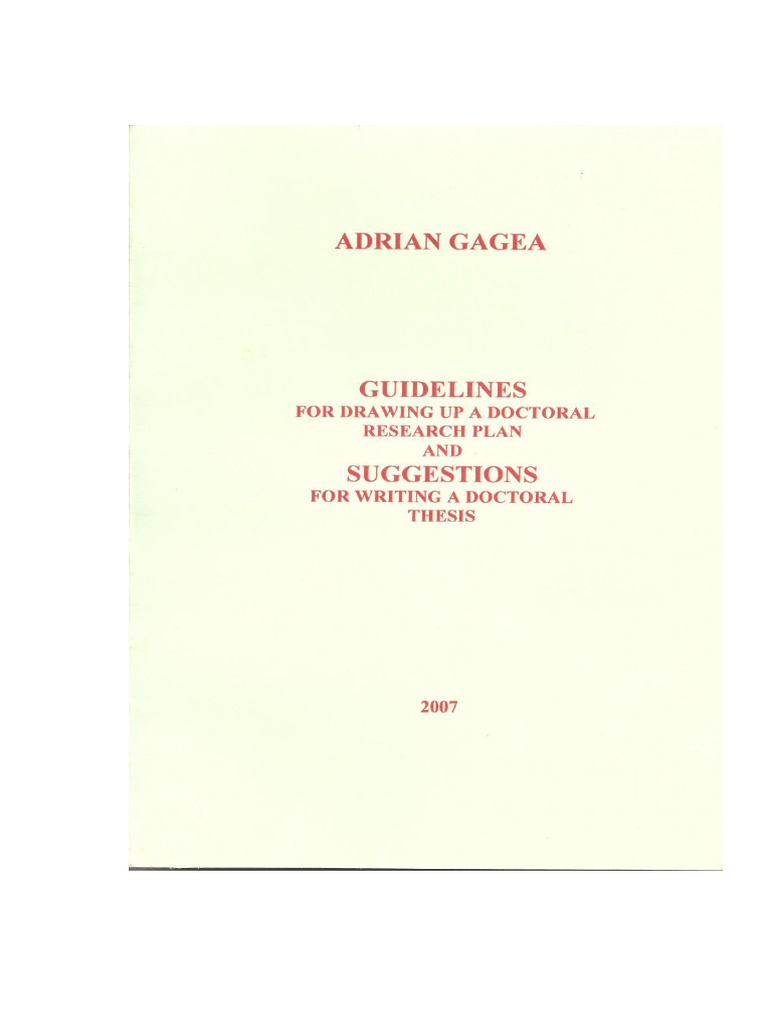 Ghid de Cercetare | PDF | Experiment | Thesis