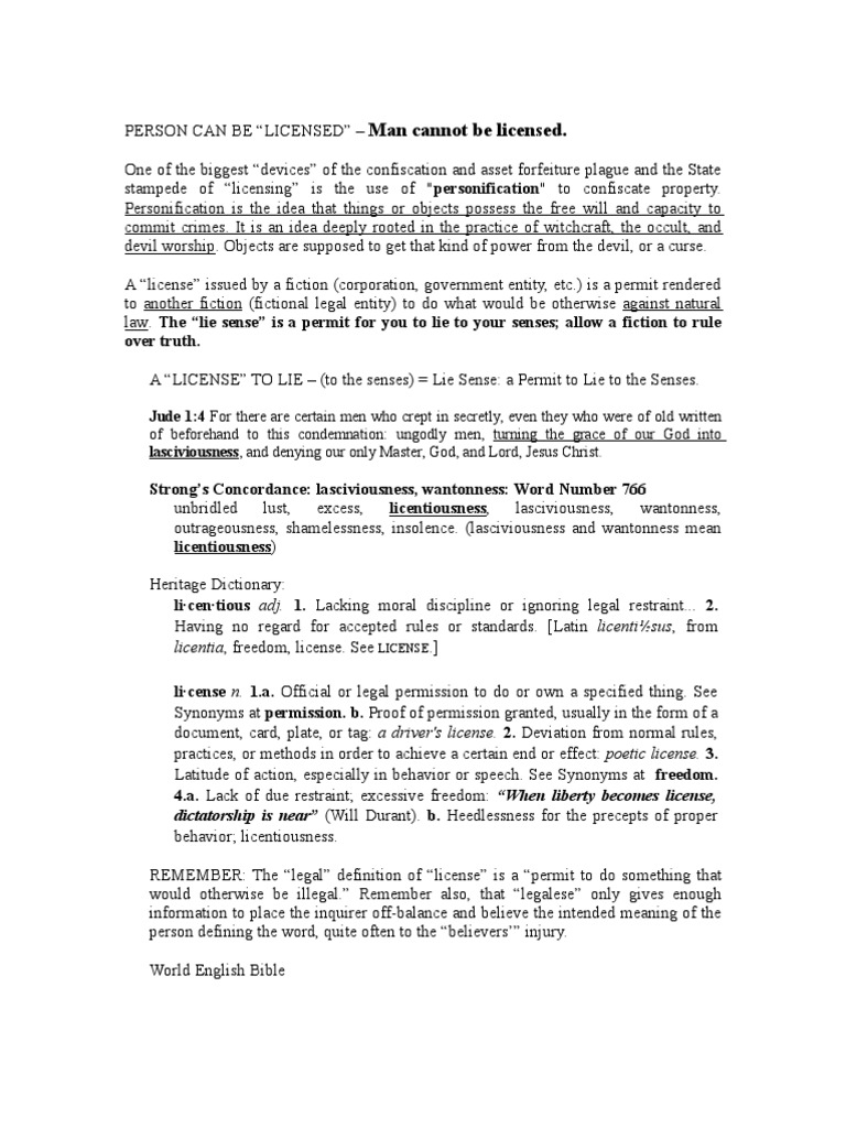 EXHIBIT D - License Explained | PDF | License