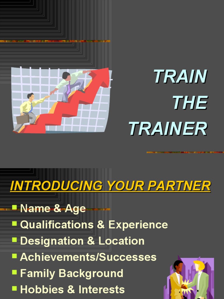 Train The Trainer | PDF | Educational Assessment | Learning