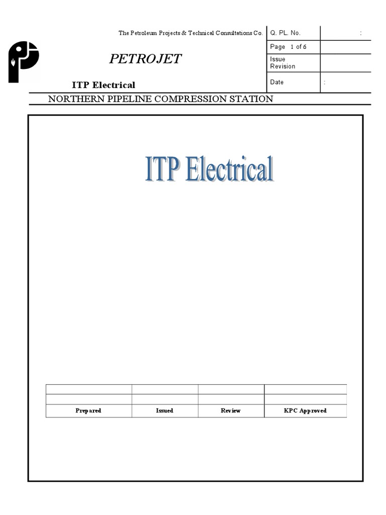 ITP (Electrical) | PDF | Insulator (Electricity) | Cable