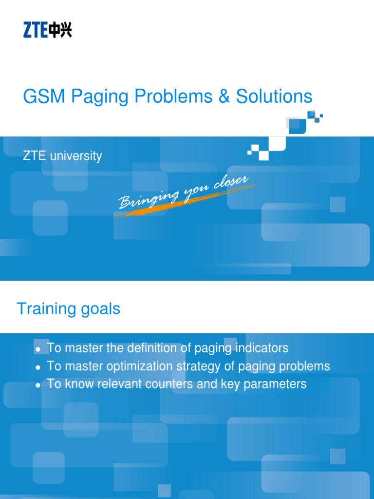 GBO - 018 - E1 - 1 GSM Paging Problems & Solutions-37 | Download Free PDF | General Packet Radio ...