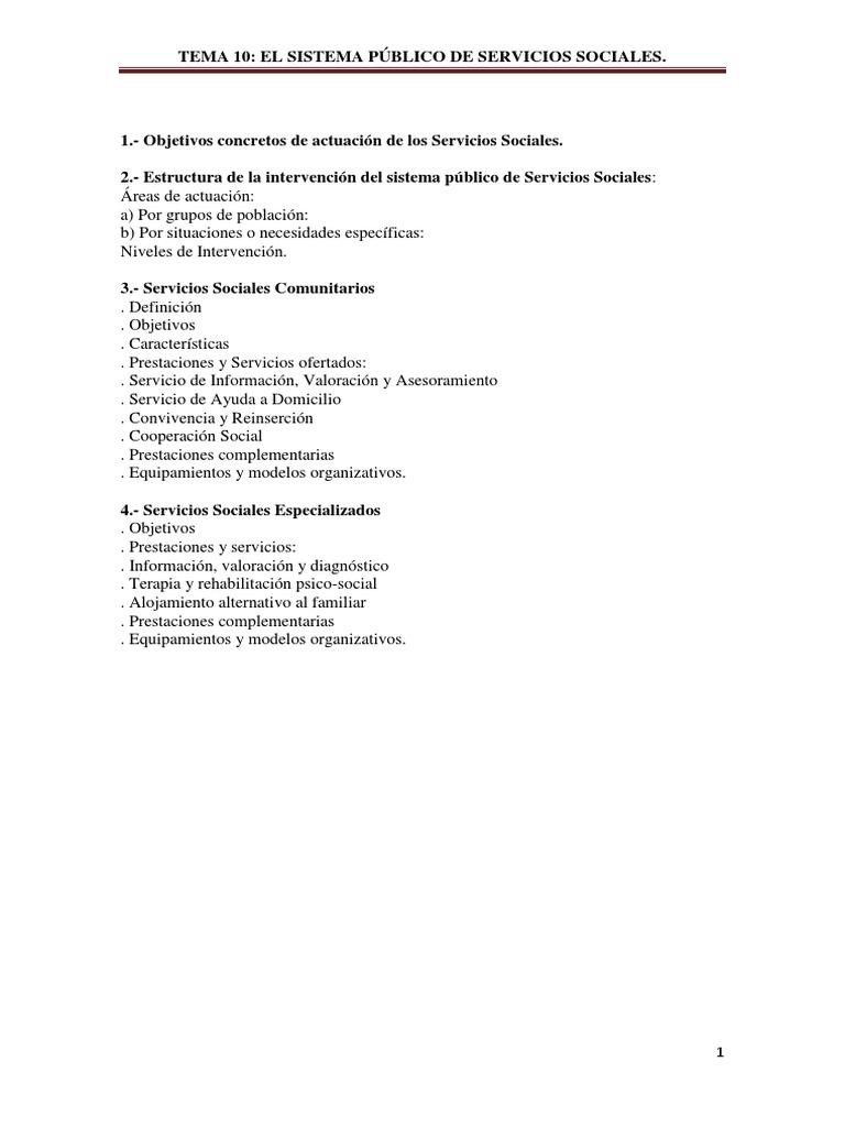 Tema SS - SS.CC-EE | PDF | Trabajo Social | Sociedad