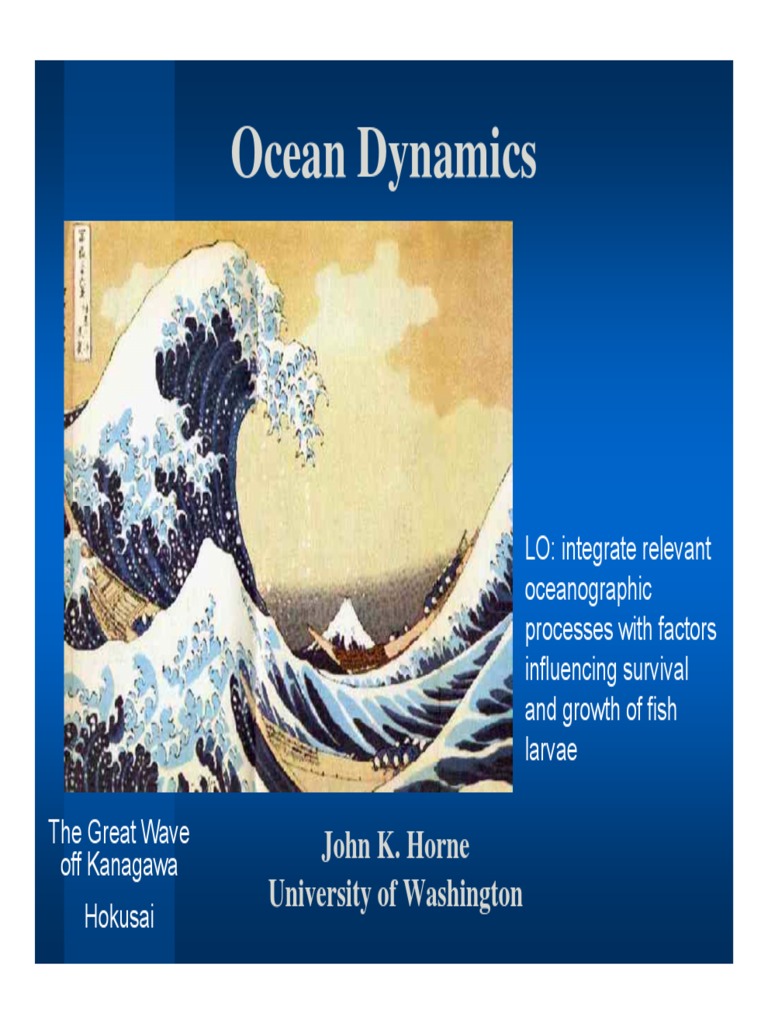 Ocean Dynamics - Oceanographic Processes With Factors Influencing ...