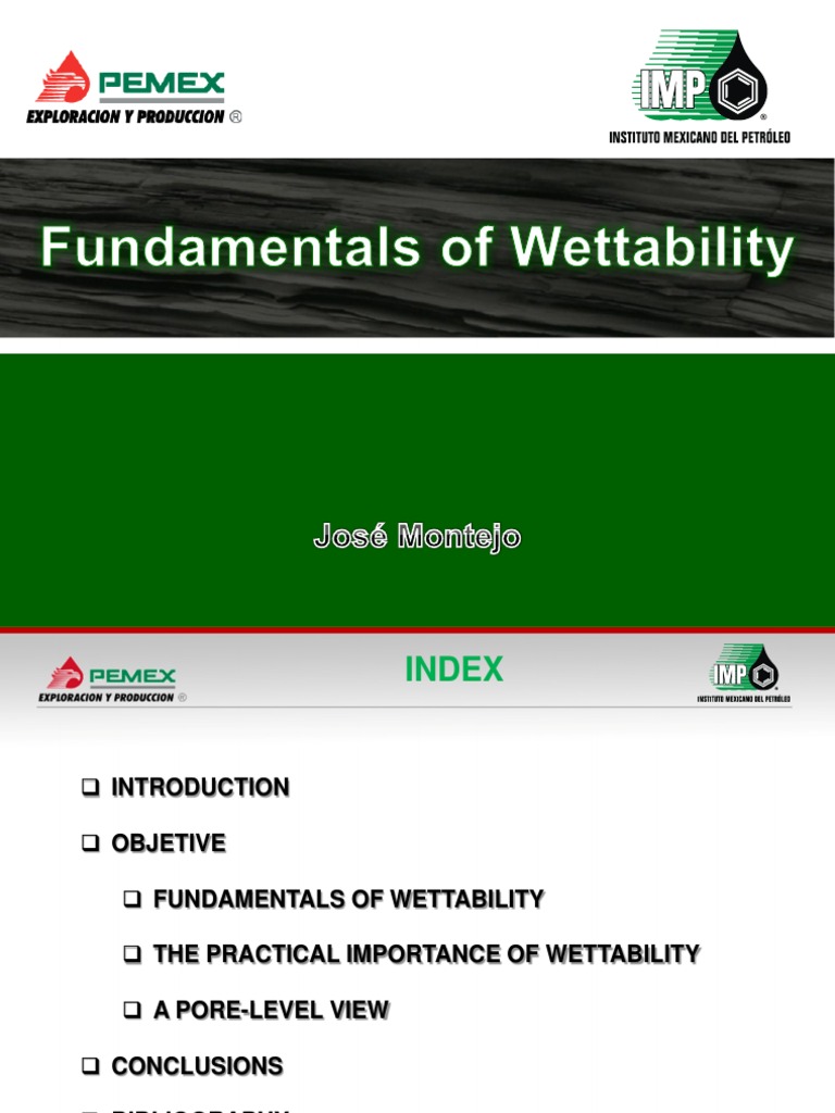 Fundamentals of Wettability | PDF | Wetting | Petroleum Reservoir