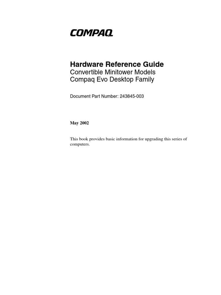 Hardware Guide Sample | PDF | Electrical Connector | Manufactured Goods