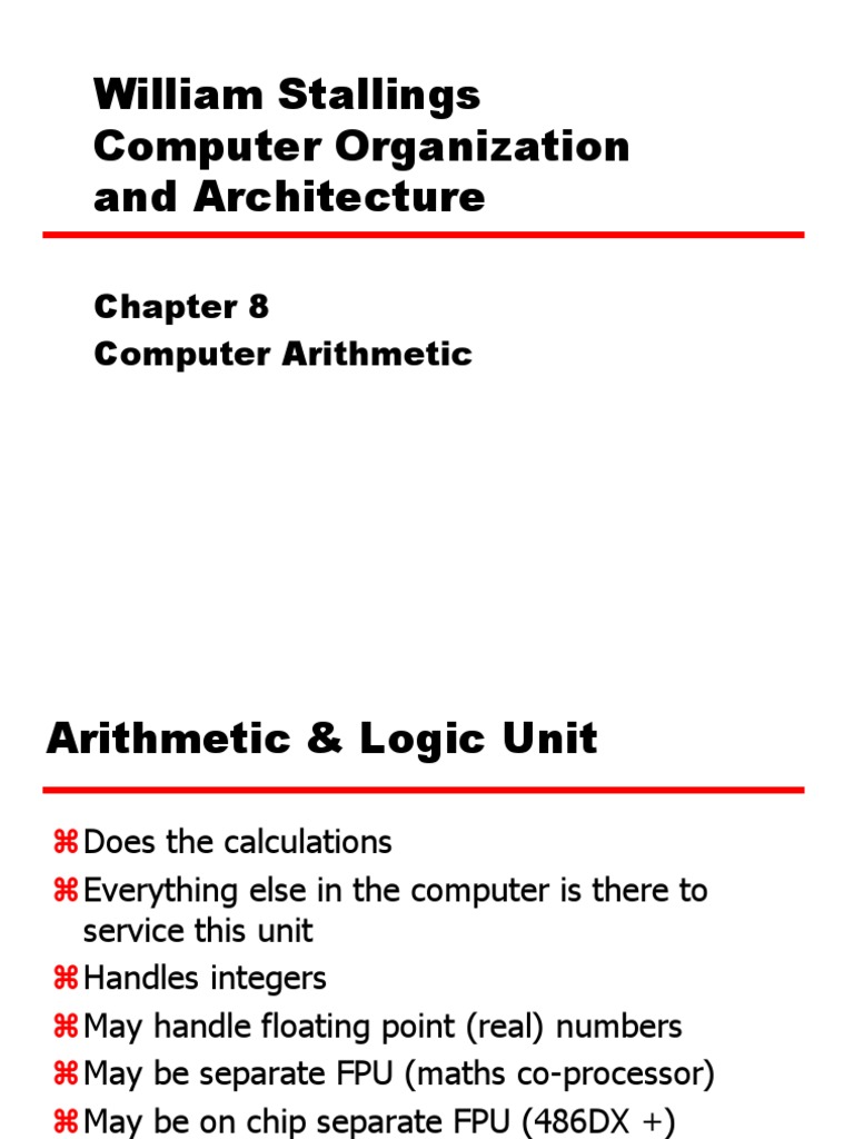 An In-Depth Examination of Computer Arithmetic Concepts such as Integer Representation, Floating ...