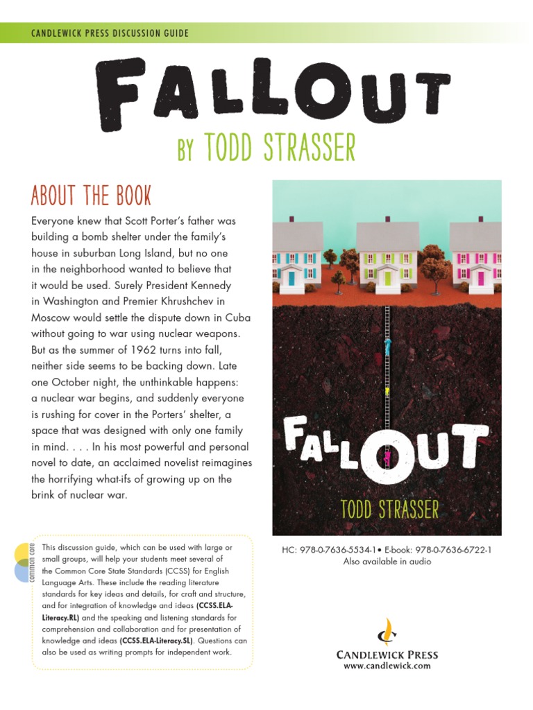 Fallout by Todd Strasser - Discussion Guide | Novels | Unrest