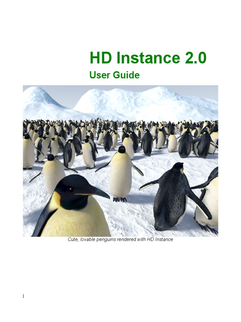 Lightwave HD Instance Documentation | PDF | Rendering (Computer Graphics) | Rotation